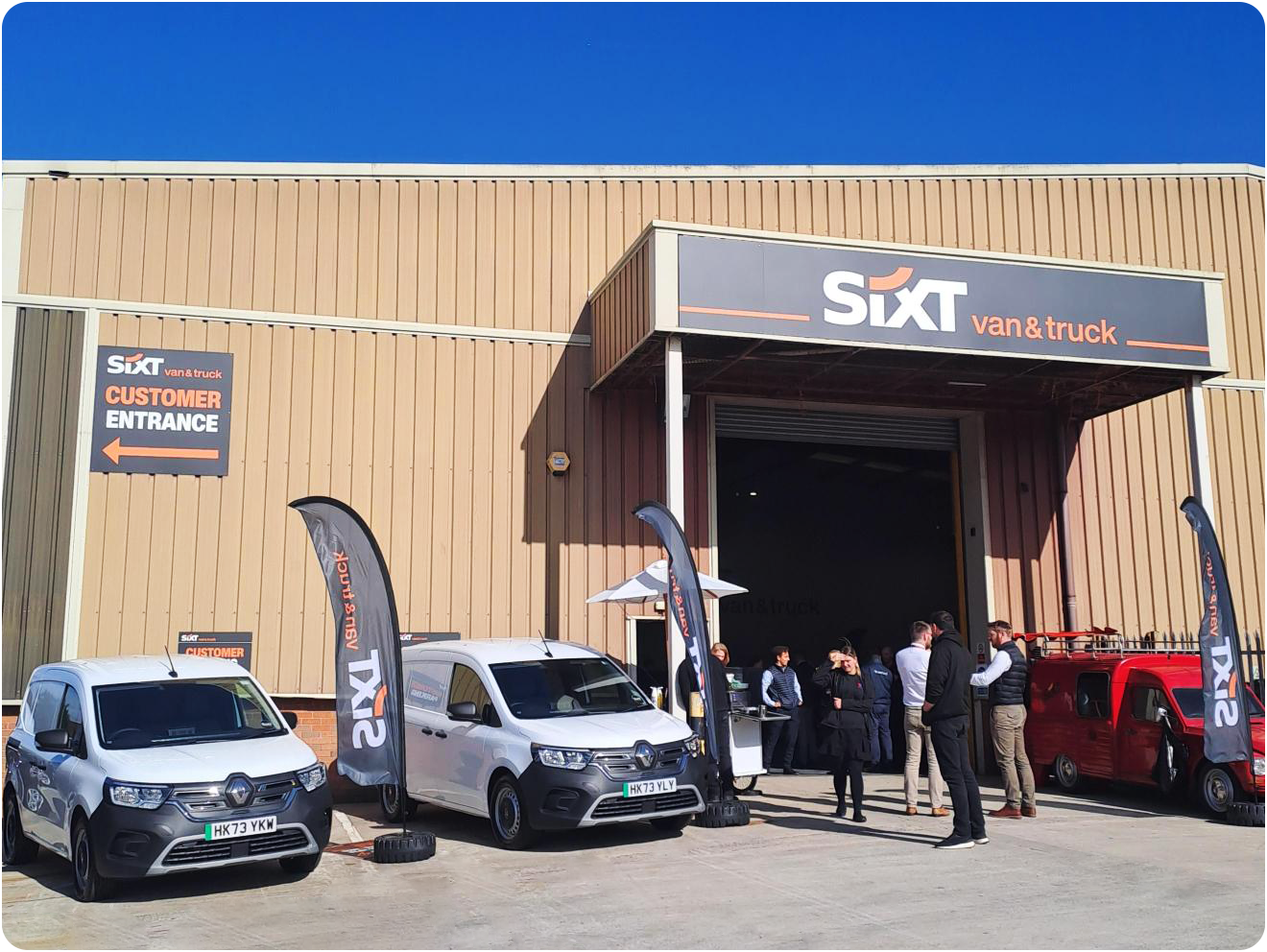 MANCHESTER - SIXT van and truck